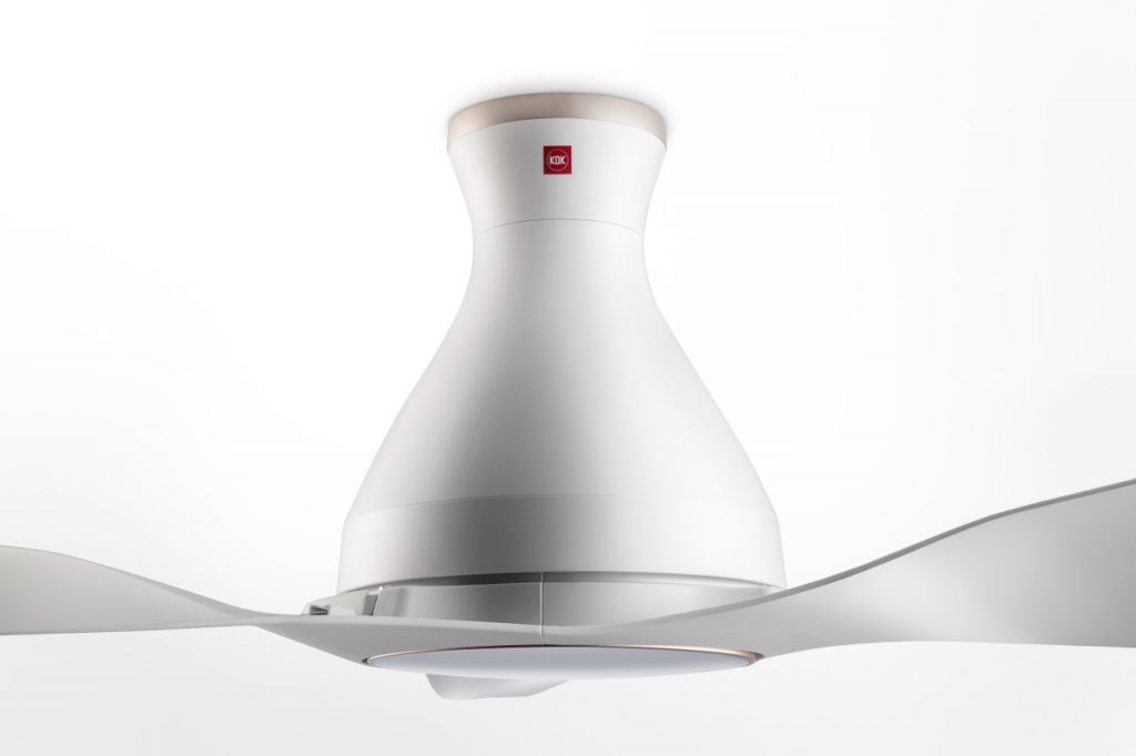 3 ABS Anti-Rust blade ceiling fans with Light - KDK Airy E48HP