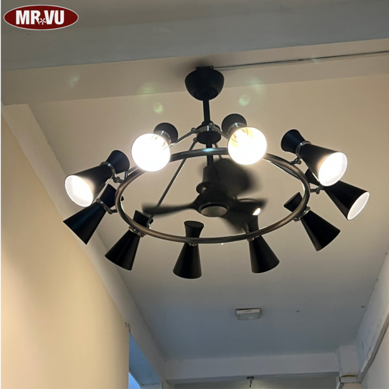 Tesla Ceiling Fan Modern Art Minimalist Interior Home Decoration